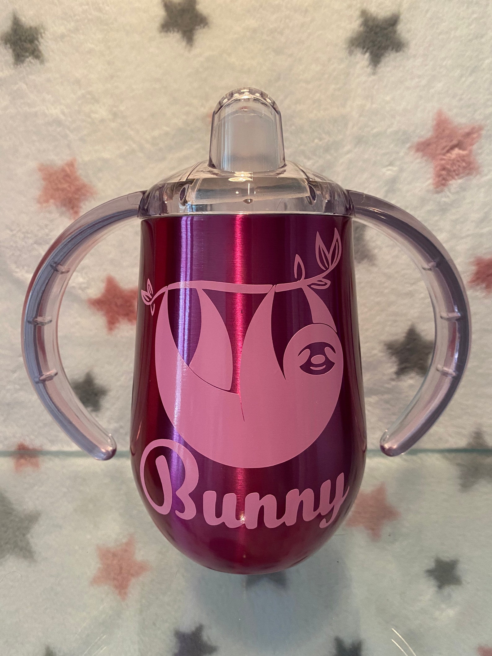 Sloth Sippy Cup Personalized With Name / Stainless Steel | Etsy