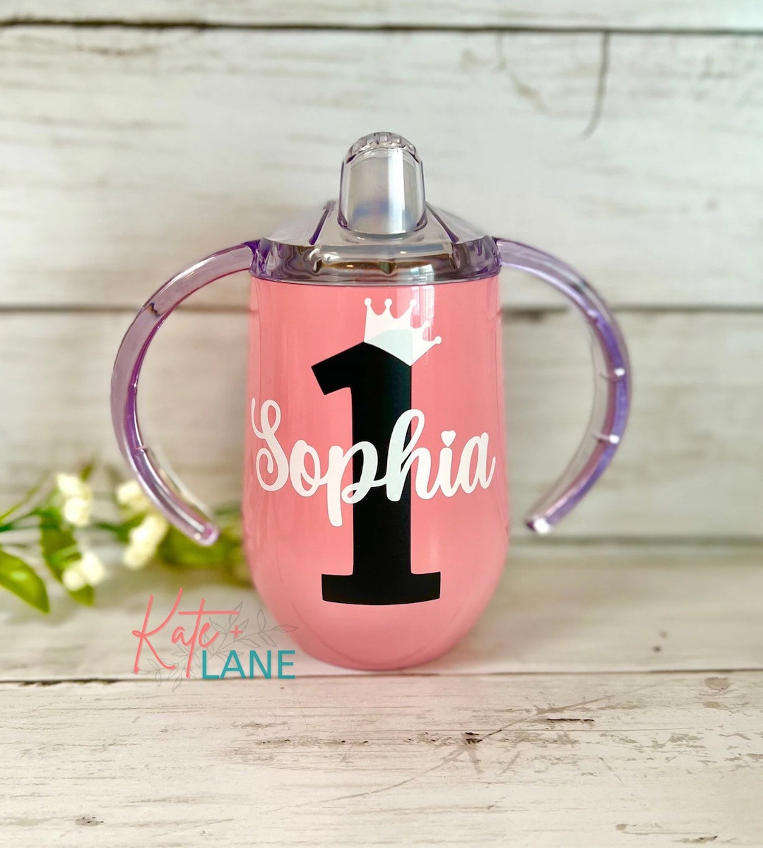 1st Birthday Sippy Cup, First Birthday Cup, Toddler Cup, Birthday Gift ...