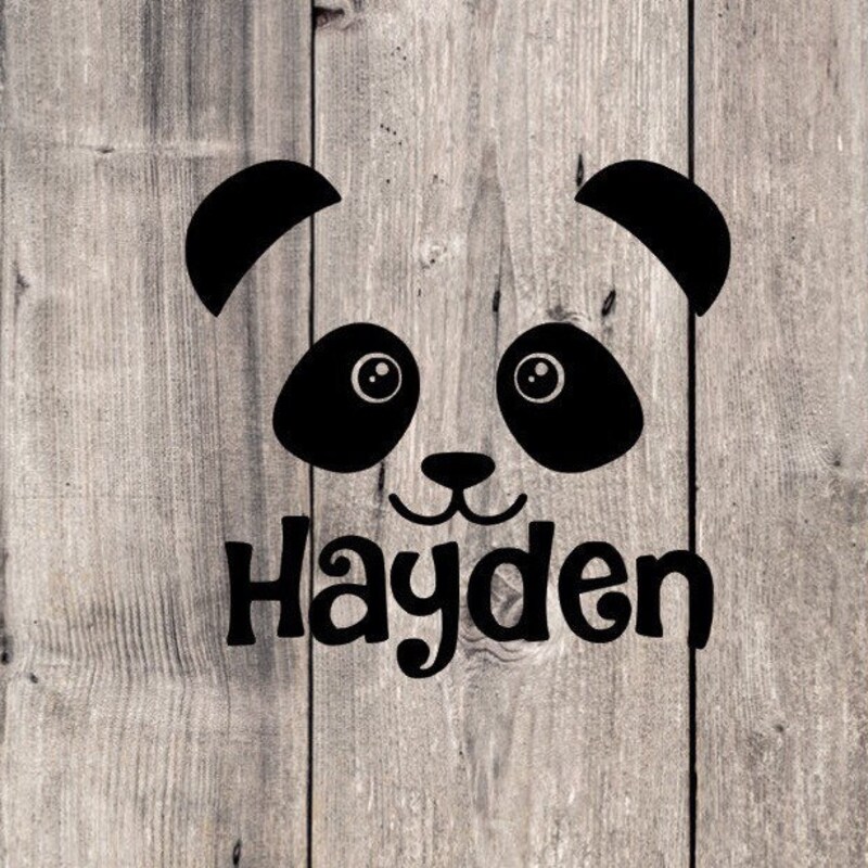 Panda Decal - Etsy