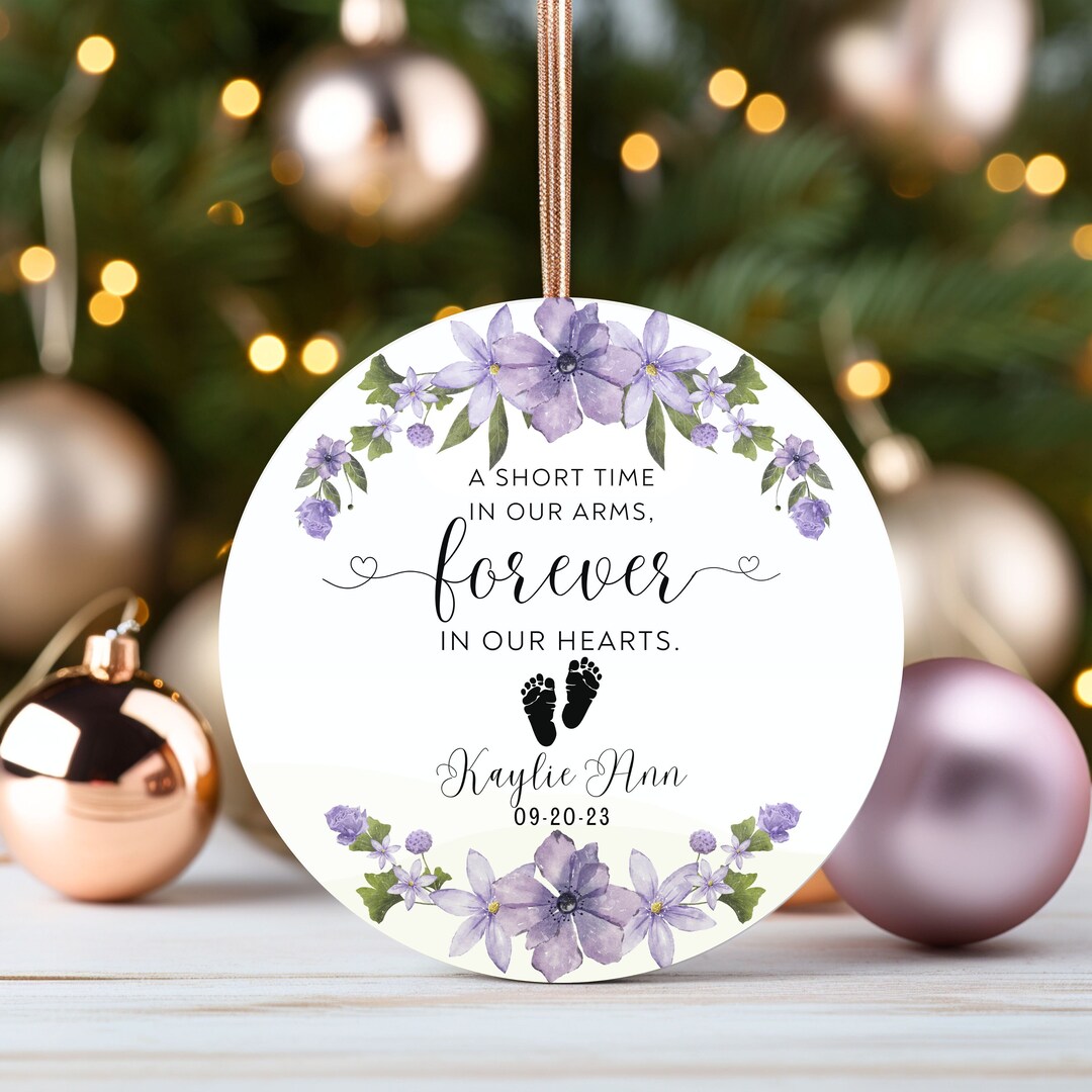 A Short Time in Our Arms, Forever in Our Hearts Ornament, Infant Loss ...