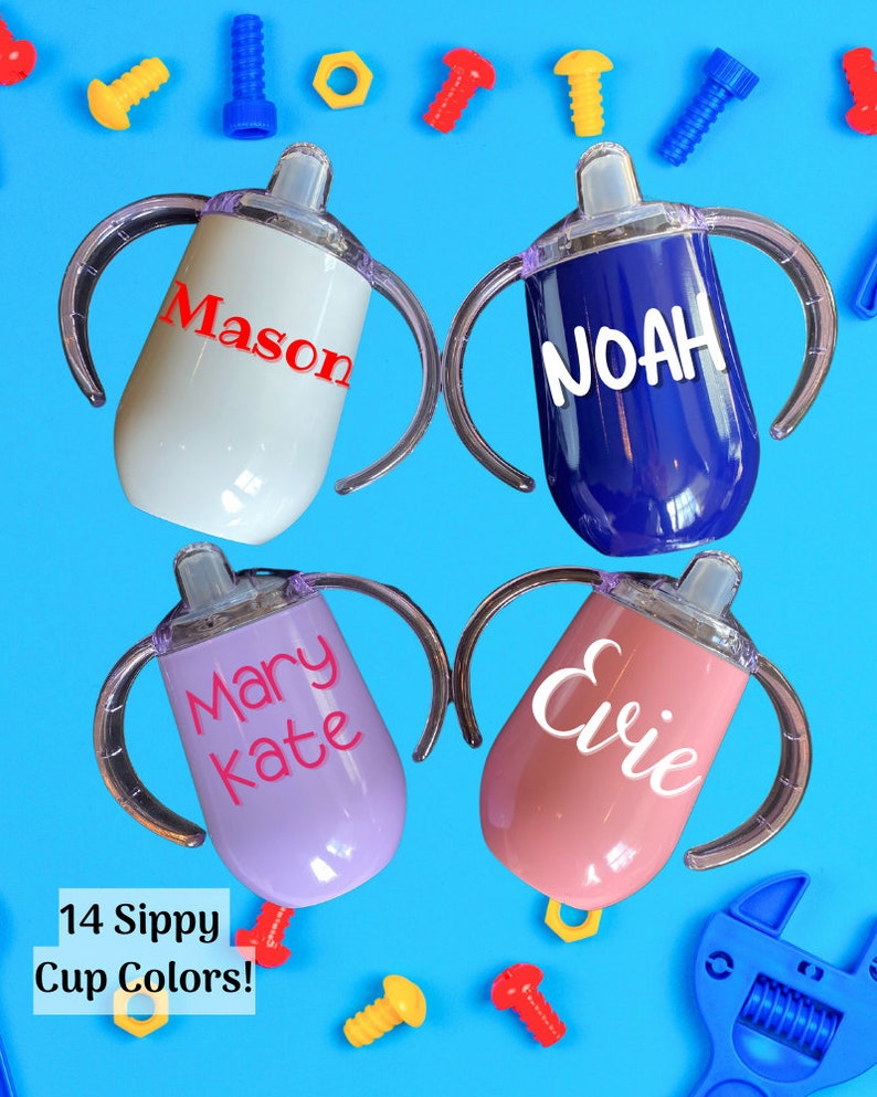 Custom Sippy Cup Stainless Steel Toddler Cup Birthday Gift - Etsy
