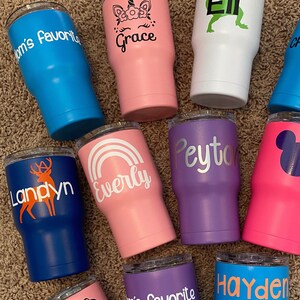 Custom Kid Tumbler, Toddler Cup, Stainless Steel, Birthday Gift, Custom ...
