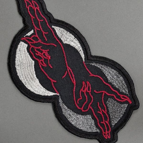 Skeleton Microphone Iron on Embroidered Patch - Etsy