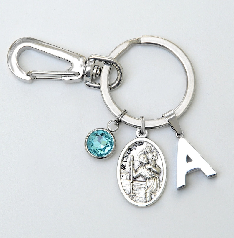 Choose Your Catholic Saint Keychain Clip, Confirmation Gift ...