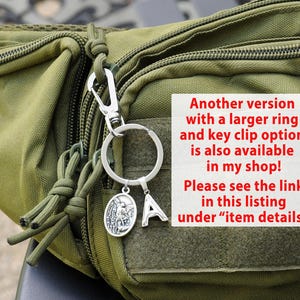 Choose Your Catholic Saint Keychain - Personalized Letter - Crystal ...