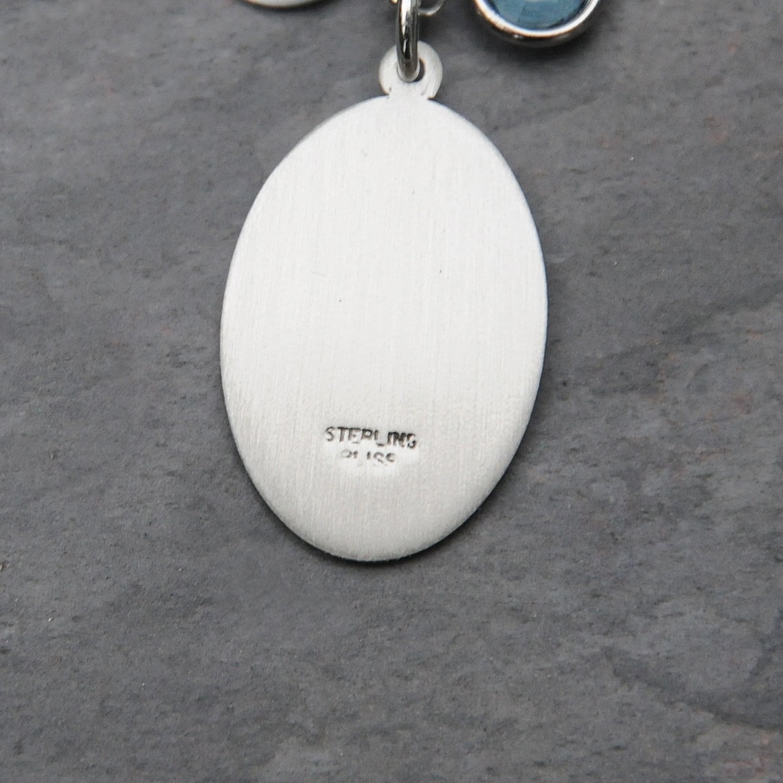 Saint St Agatha Necklace Sterling Silver Personalized | Etsy