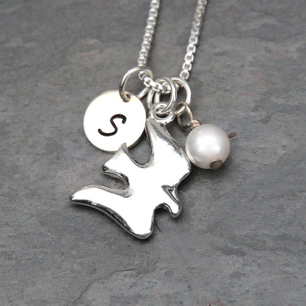 Confirmation Gift for Girls Holy Spirit Dove Necklace - Etsy