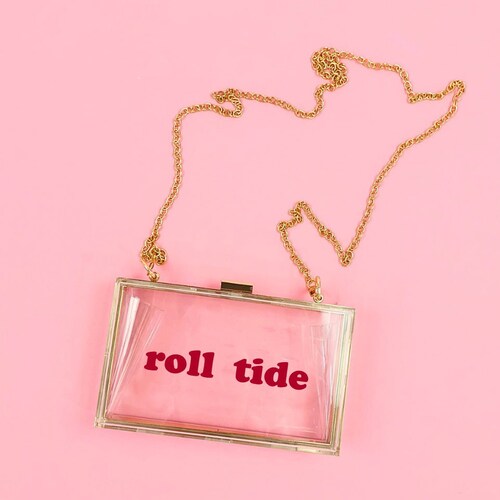 Clear College Gameday Crossbody Purse Bag Texas Tech UT TCU - Etsy