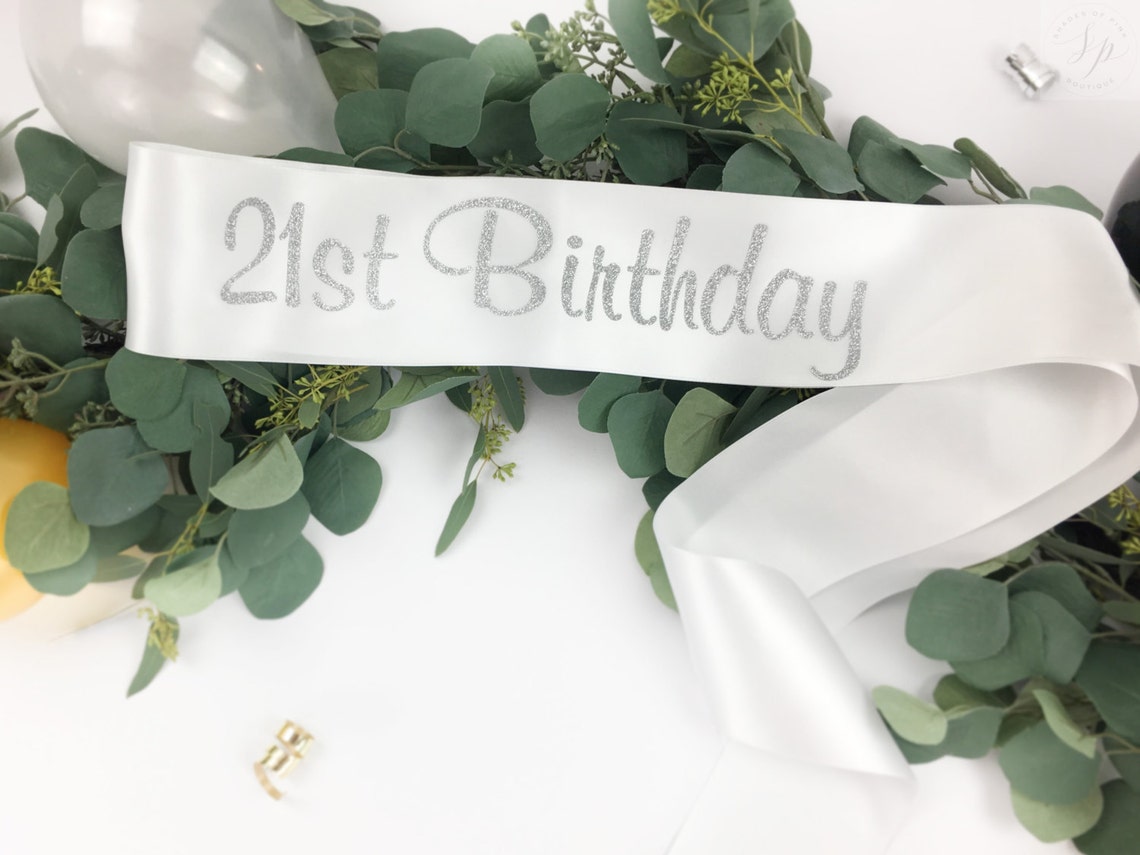 21 Birthday Finally 21 Sash Finally Legal Sash 21st - Etsy