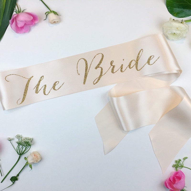 Bride Sash - Etsy