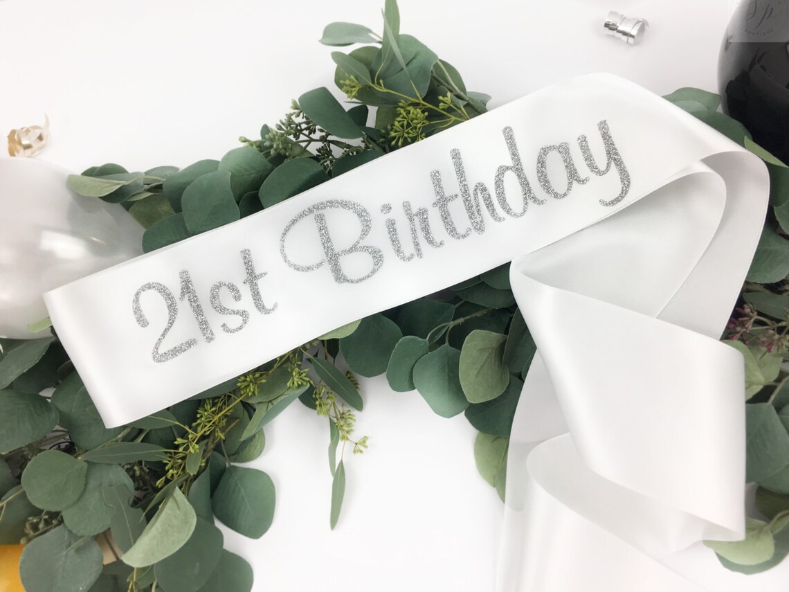21 Birthday Finally 21 Sash Finally Legal Sash 21st - Etsy