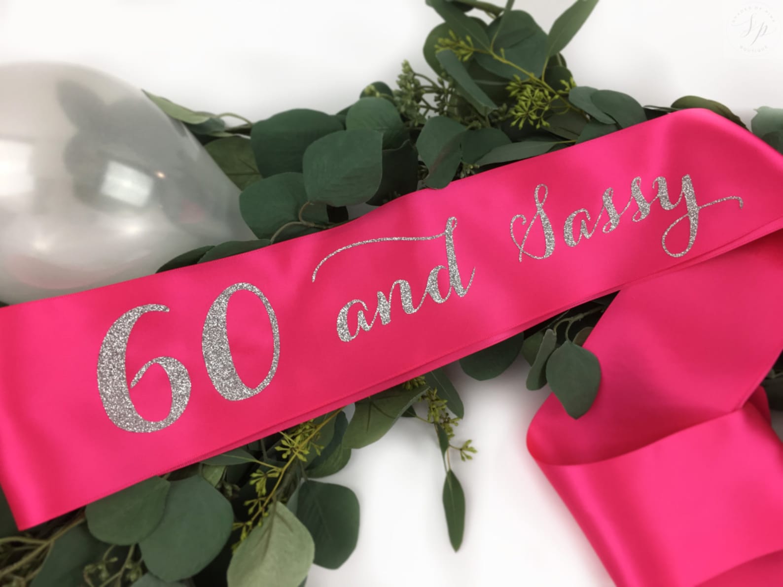 60 Sixty and Sassy 60th Birthday Sash 60 Birthday Sash | Etsy