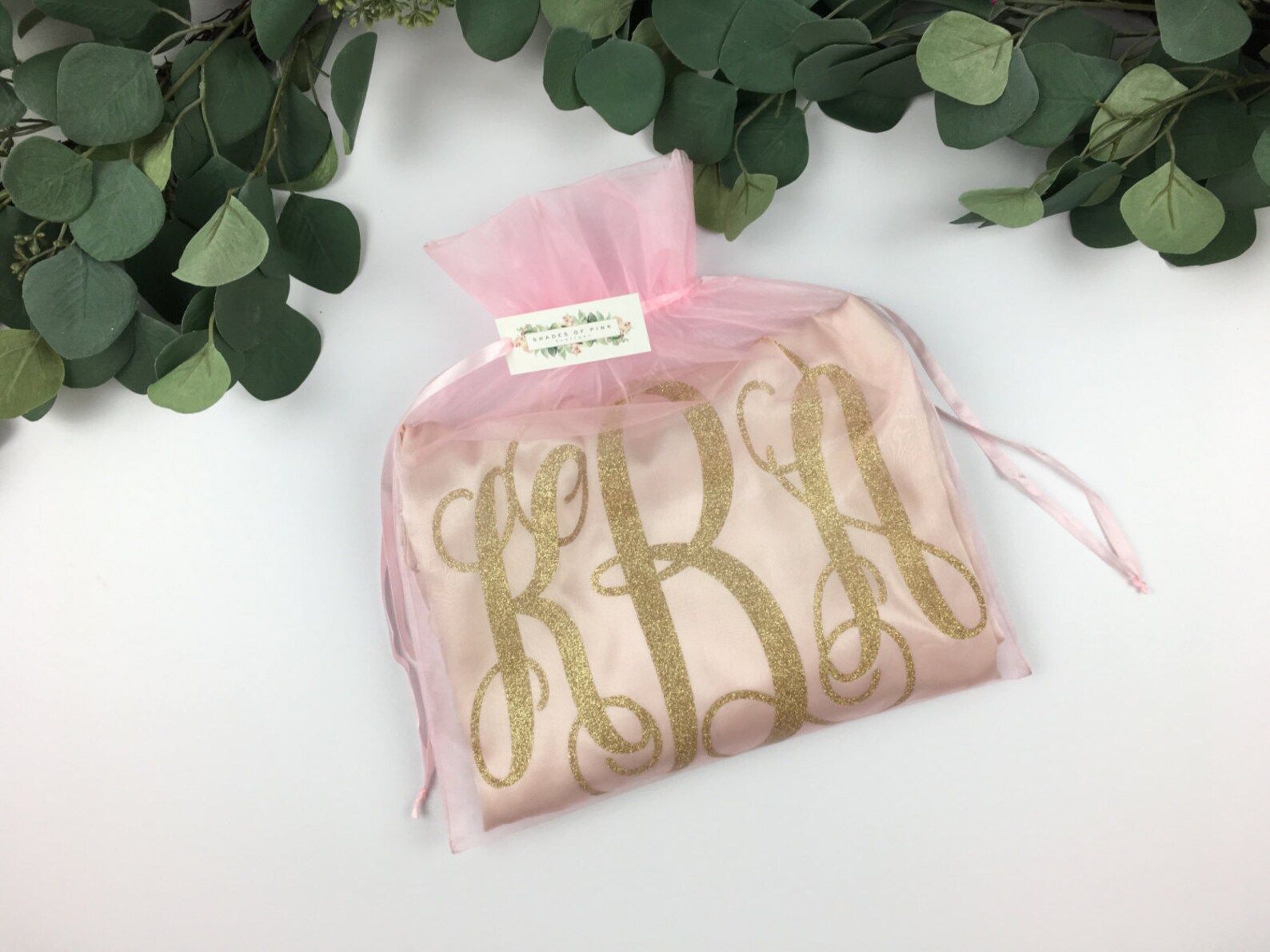 Bride Robe Wedding Day Robe Monogram Robe Glitter Bridal | Etsy