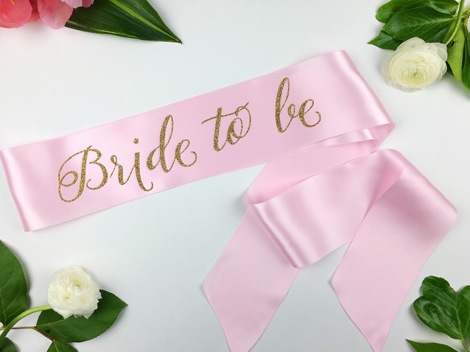 Bride to Be Sash Bachelorette Sash Bridal Shower | Etsy