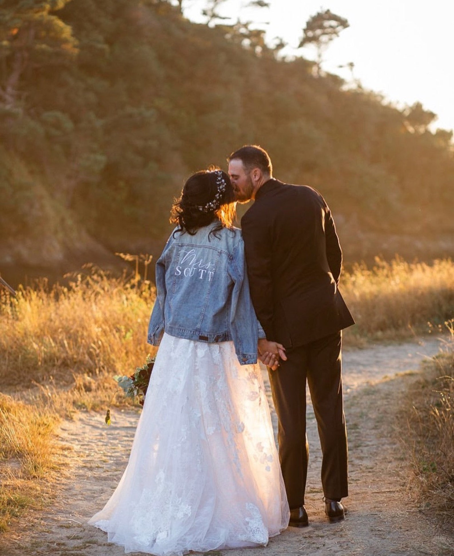 Personalized Mrs Denim Jacket Mrs Jean Jacket Custom Bride - Etsy