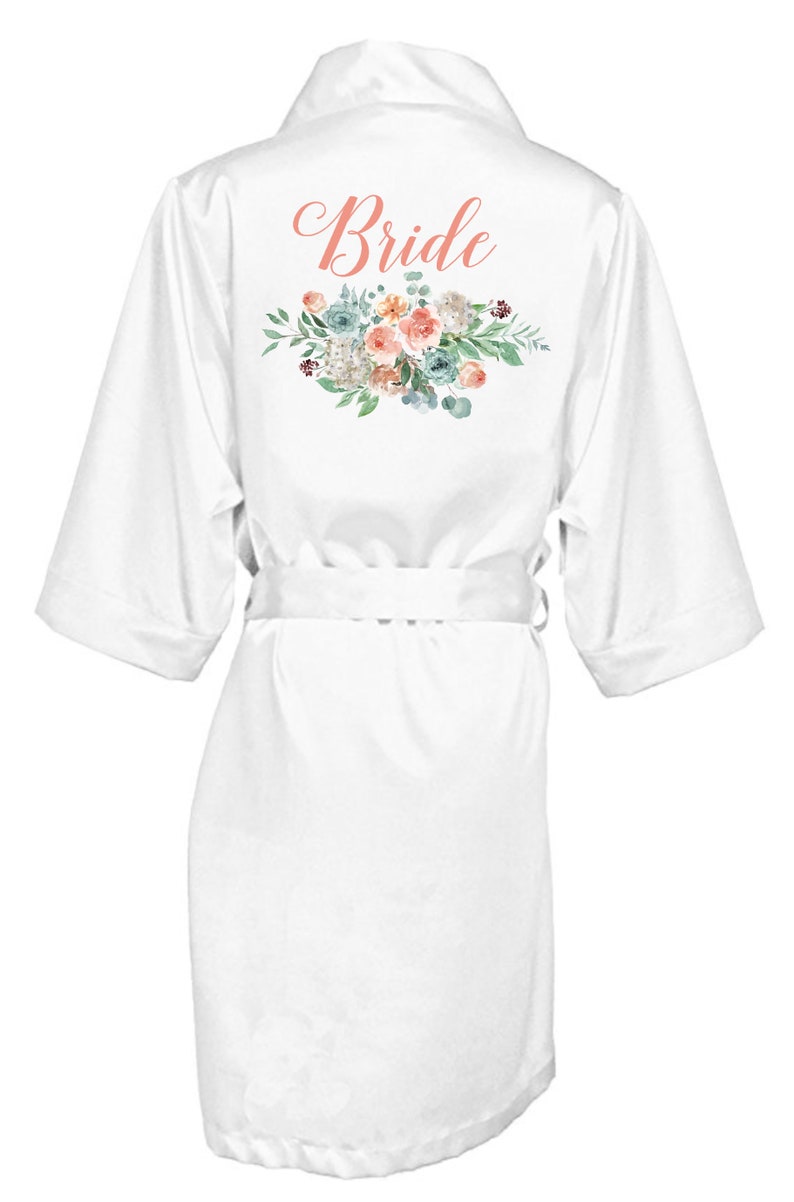 Floral Bridesmaid Robes Personalized Bridesmaid Robes With - Etsy