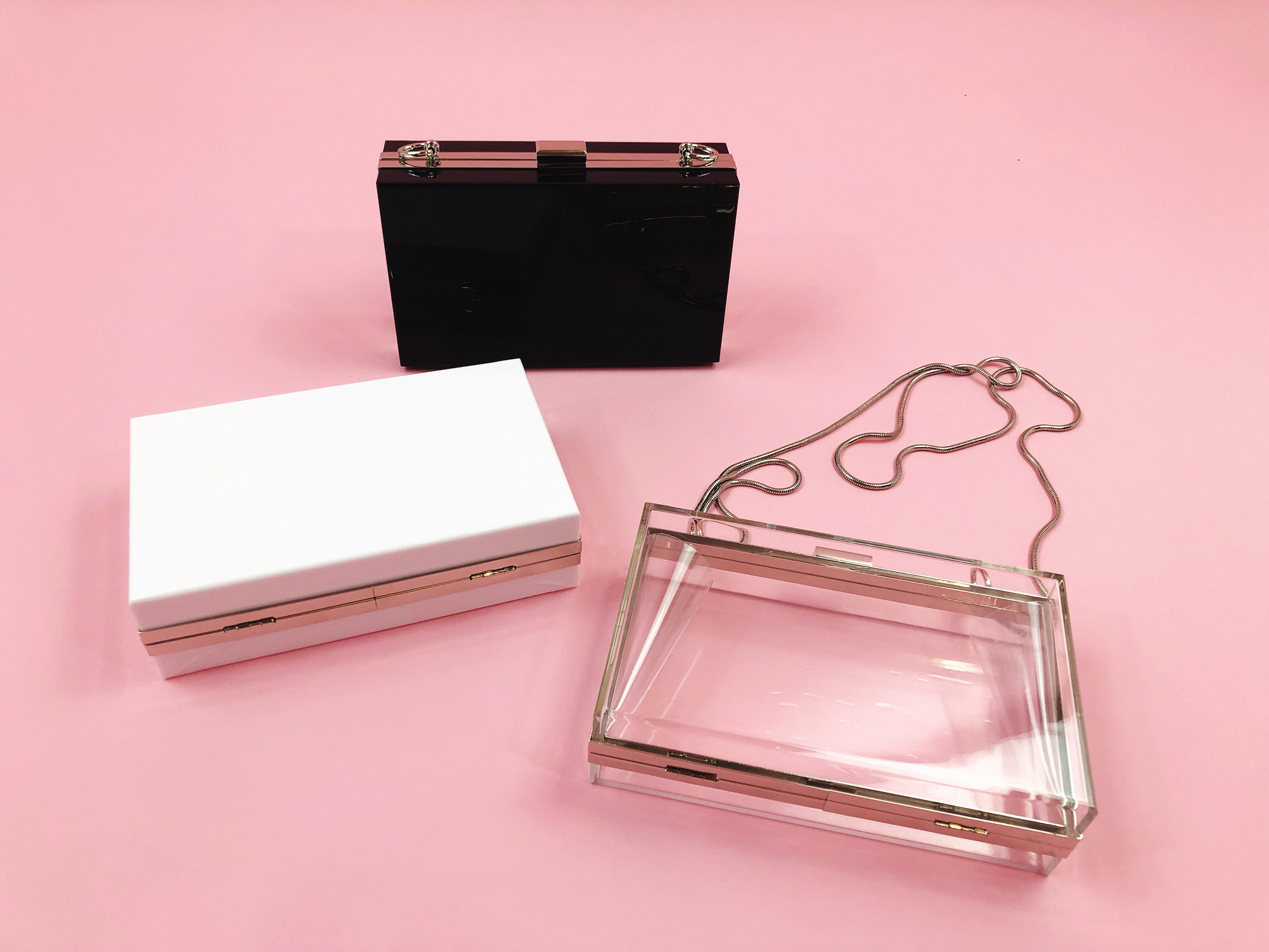 Personalized Acrylic Clutch Box Clutch Custom Mrs. Clutch | Etsy