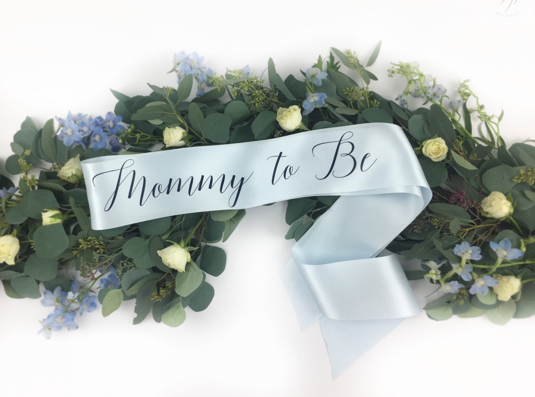 Mommy to Be Sash - Mother Sash - Baby Gender Reveal - Baby Shower Sash ...