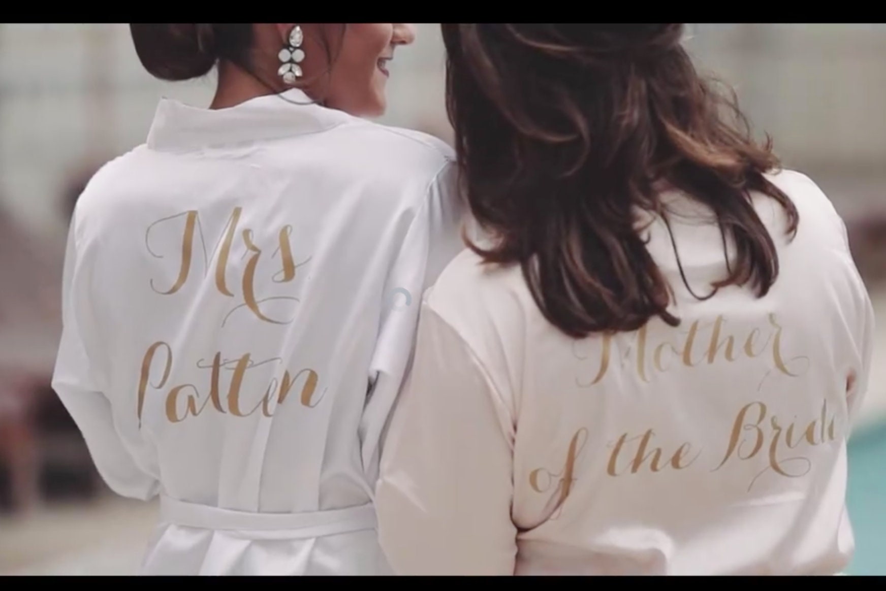 Bride Robe Wedding Day Robe Glitter Bridal Robe Bride | Etsy