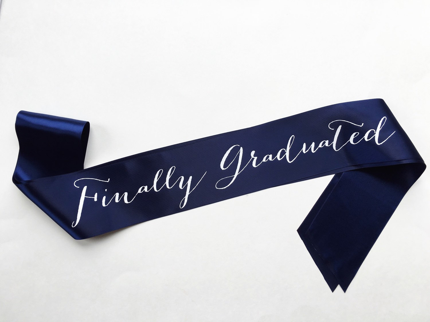 Finally Graduated Sash Graduate senior Diploma Sash | Etsy