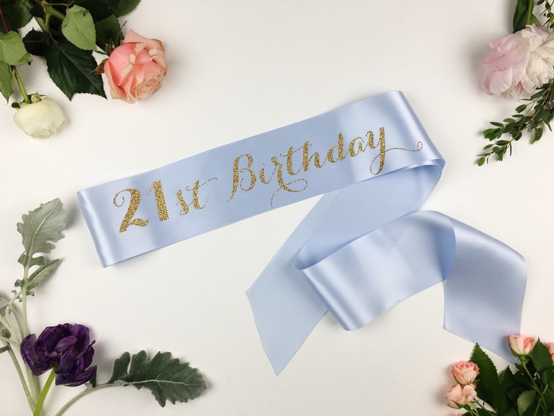 21st Birthday Sash Finally 21 Twenty First Birthday Sash | Etsy