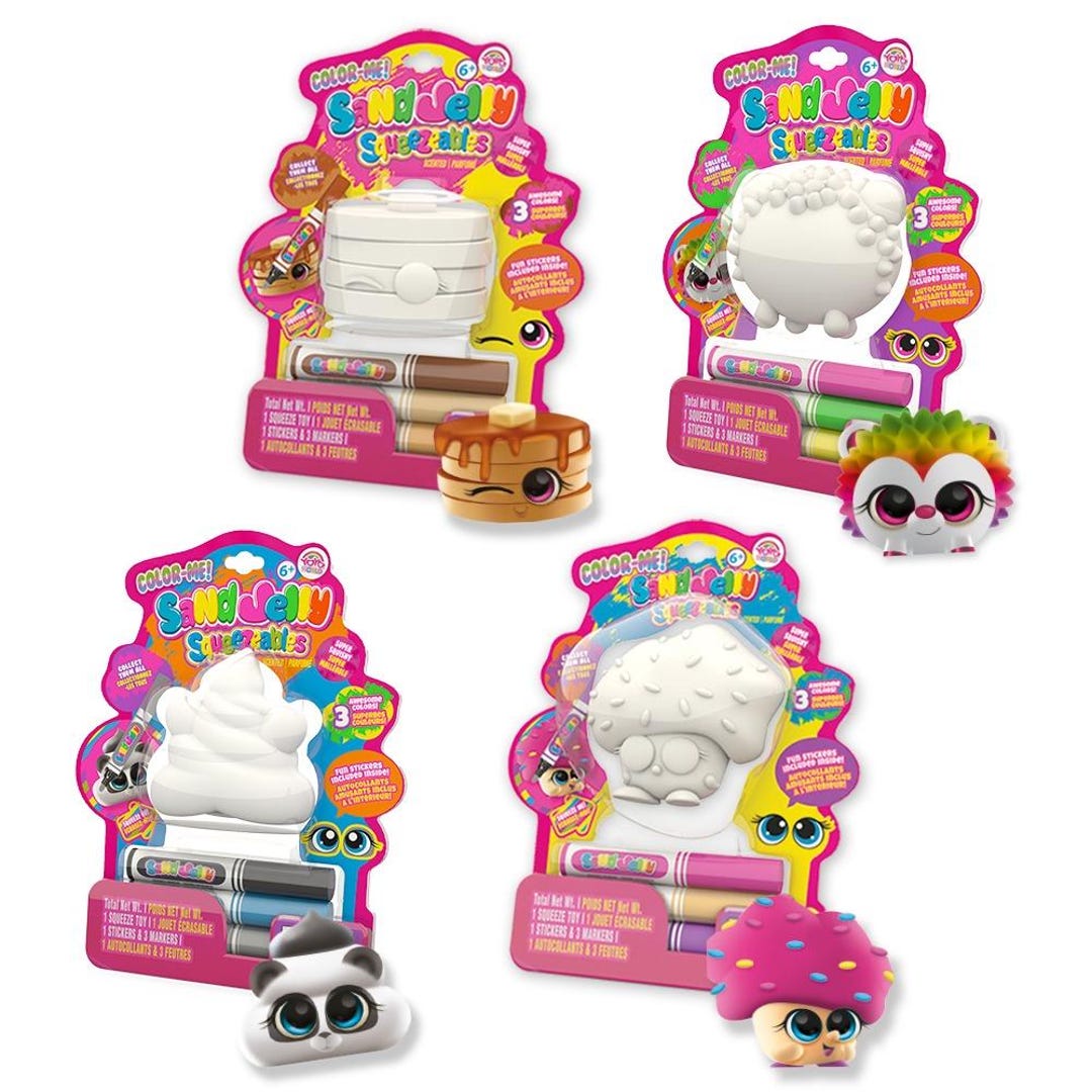 Sand Jelly Diy Color Squeezables shapes Vary - Etsy