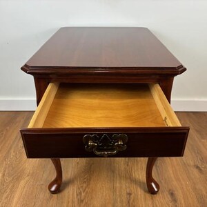 HARDEN Furniture SET of Coffee and End Tables Solid Cherry Queen Anne ...