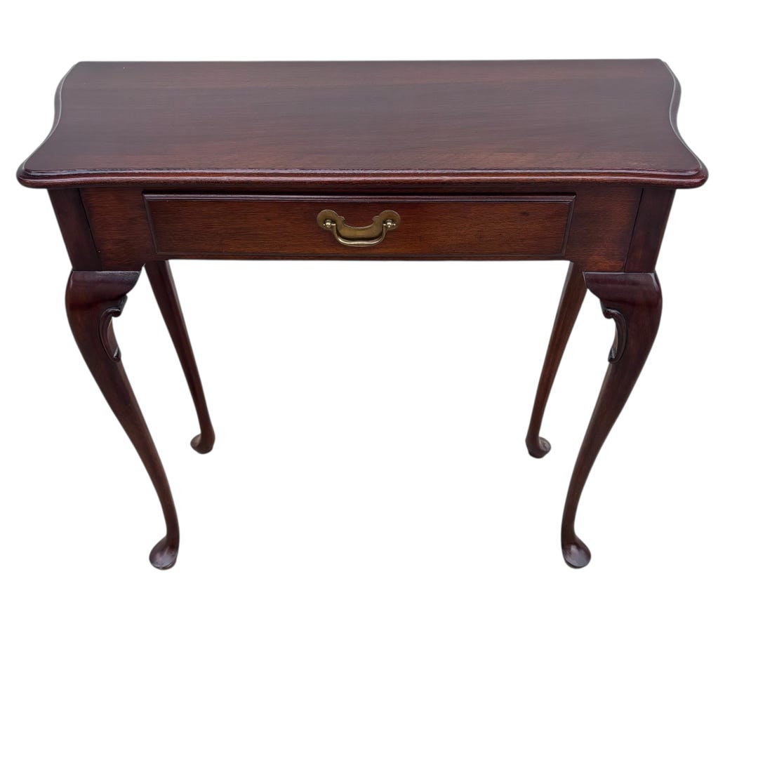 Queen Anne Style Console Table - Etsy
