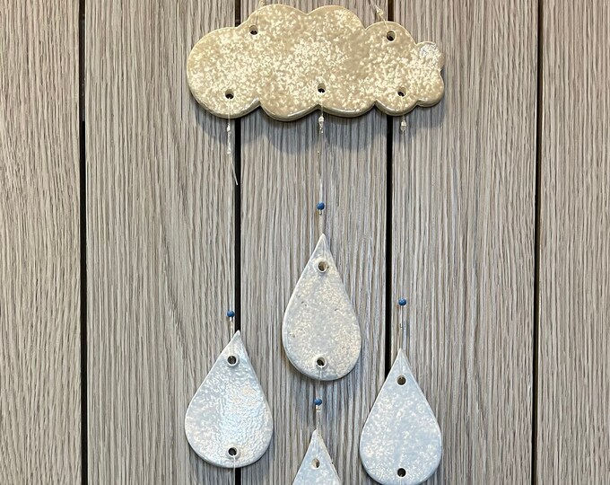 Raindrop Wind Chime - Etsy
