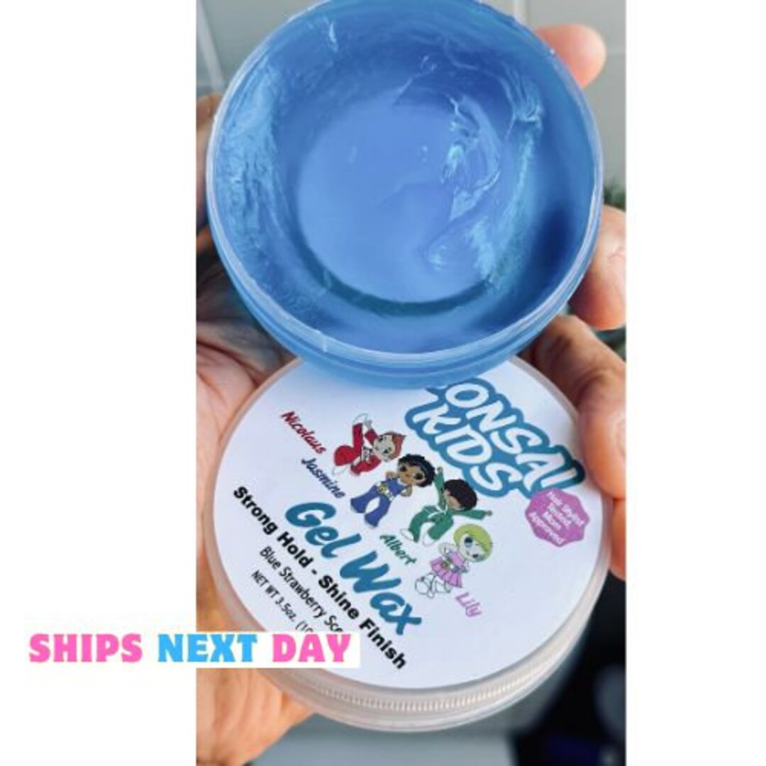 Kids & Toddlers Gel Wax 3.5 Oz Fast and Easy Styling All Day Hold ...