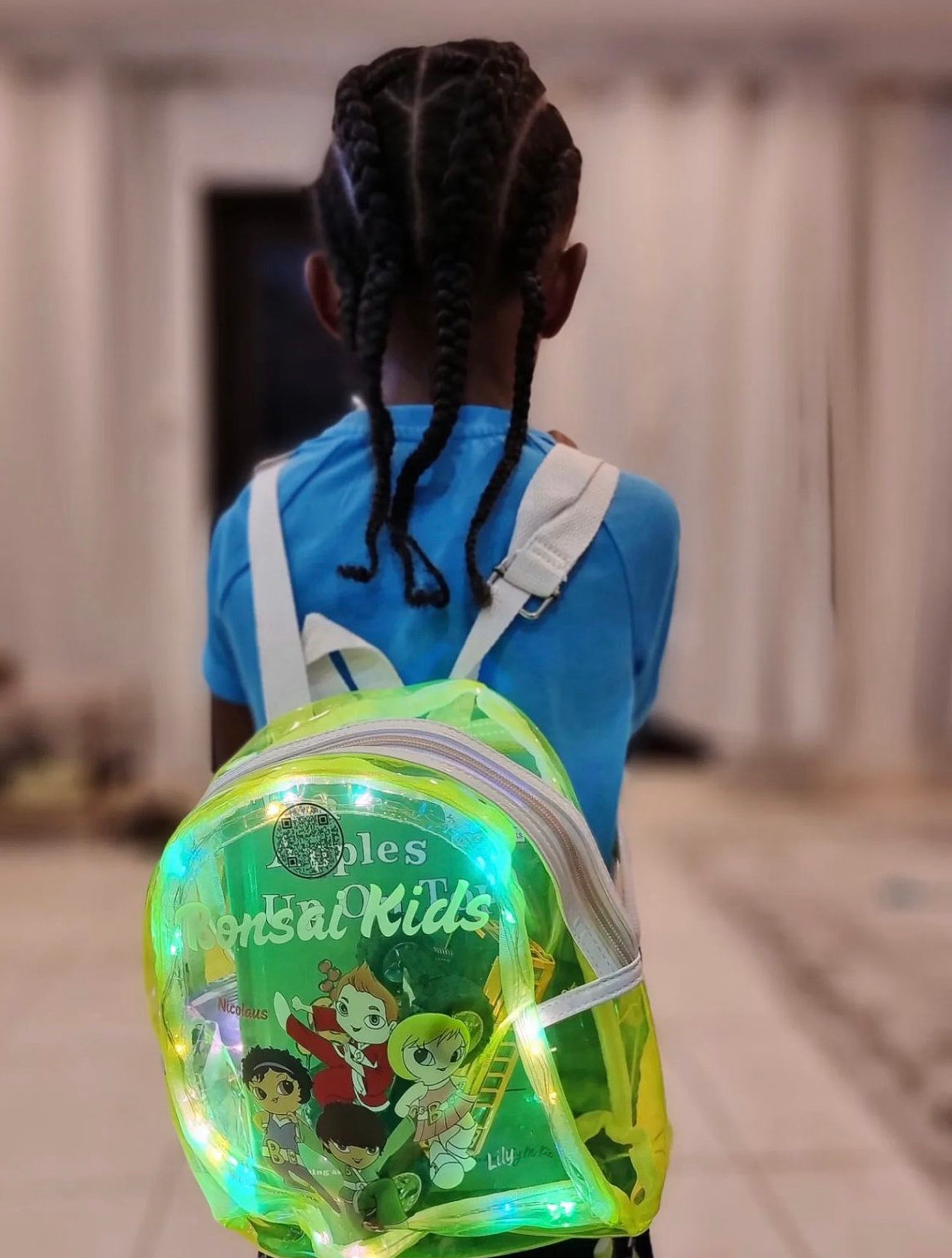 Pink and Green Light up Backpacks - Kids and Toddlers - Boys - Girls - Etsy