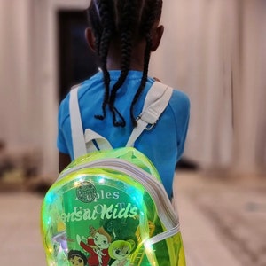 Pink and Green Light up Backpacks - Kids and Toddlers - Boys - Girls - Etsy