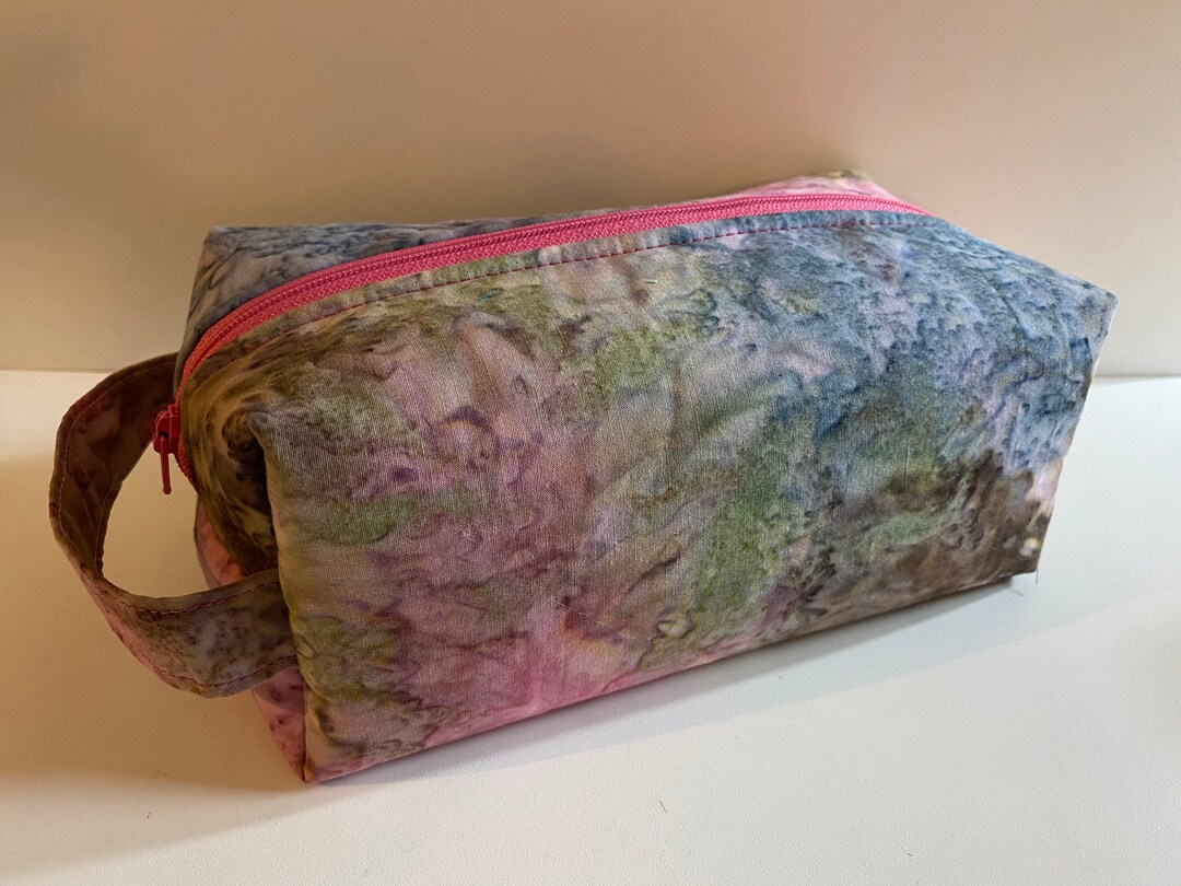 Boxy Project Bag Zippered Knitting/crochet Project Bag Sock - Etsy