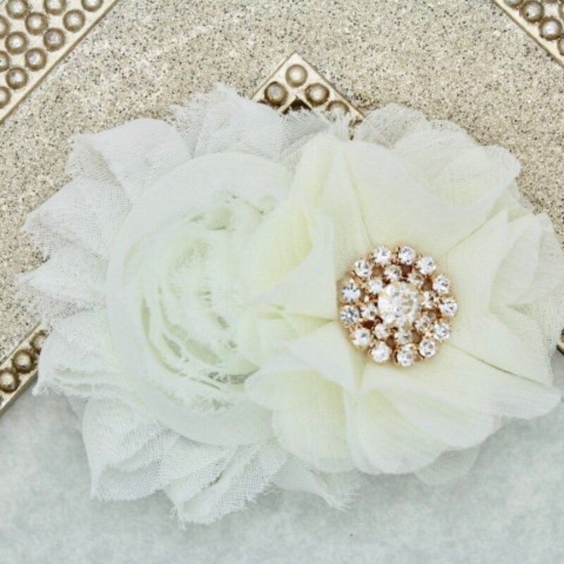 Cream Hair Accessory - Etsy