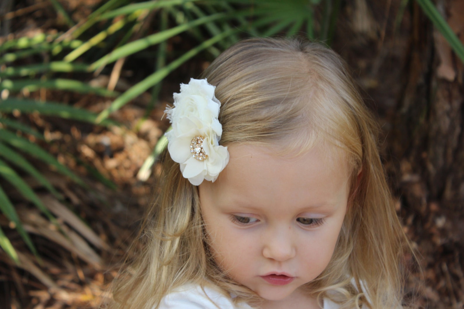 Cream Flower Hair Clips Ivory Flower Hair Clips Vintage Hair - Etsy