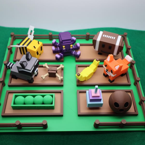 3d Mini Garden Figures - Etsy