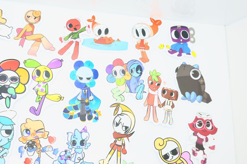 Dandy's World Sticker Pack | 50pcs Cartoon Vinyl Stickers (kids, Gamers ...