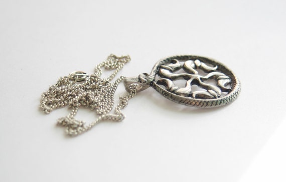 Circular 5 Legged Triskelion Snake Symbol Pendant // … - Gem