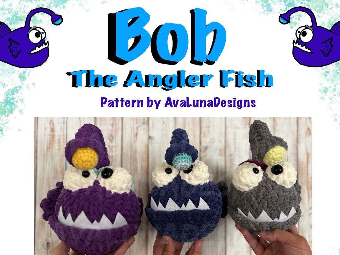Bob the Angler Fish - Etsy