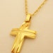 A Solid Gold Gross 14k in Modern Style Gold Cross 18k Greek - Etsy