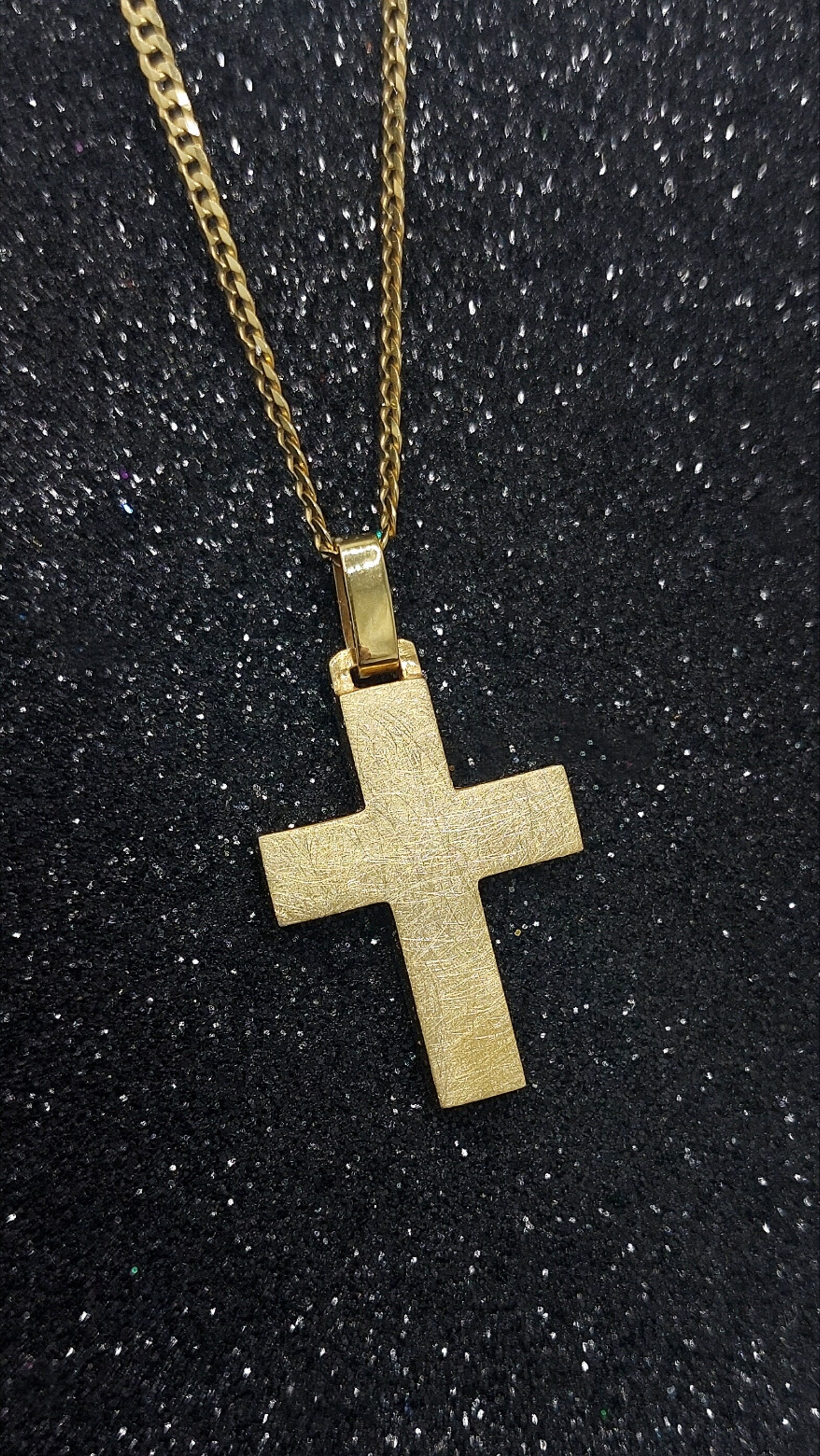 Handmade 14k Gold Cross Pendant, Greek Baptism Jewelry - Etsy