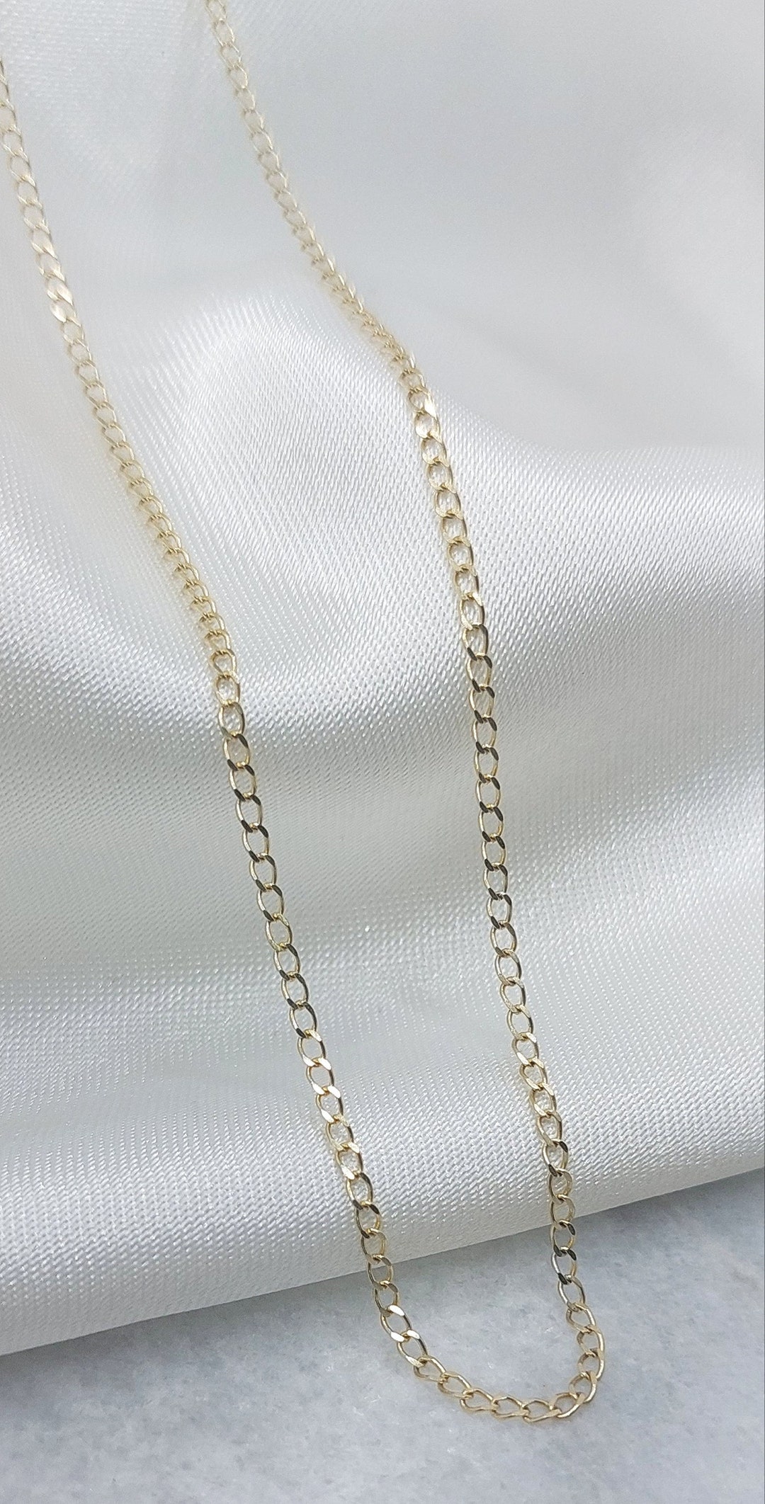 14k Gold Gourmet Chain / Solid Gourmet Chain / Baptism Gold Chain ...