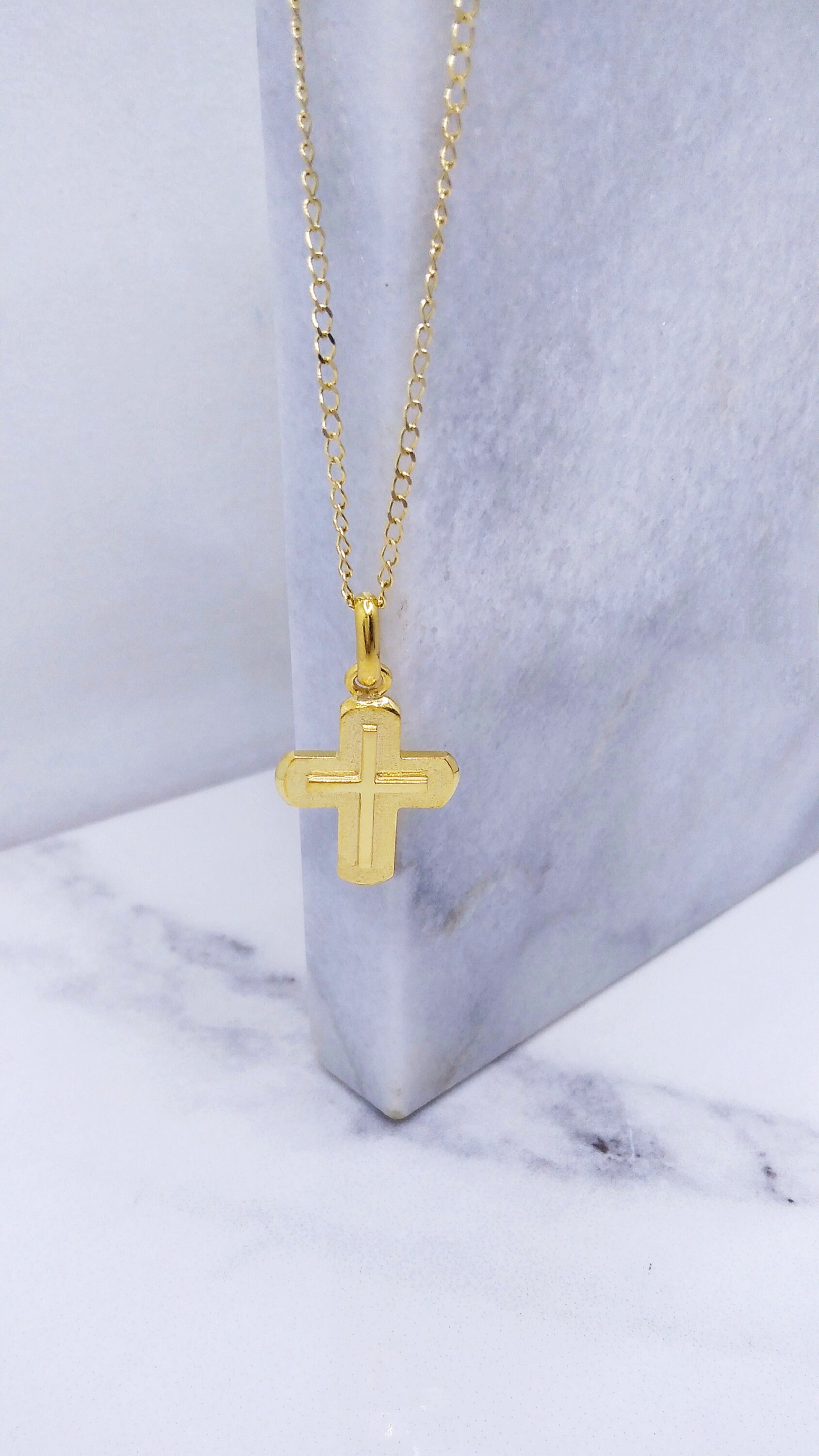 Greek Orthodox Baptism Gold Cross,greek Christening Gold Cross,solid ...