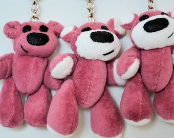 Vintage 2005 Dandee 5 Humfrey Hug-a-bear Teddy Bear Mini Keychain Plush ...