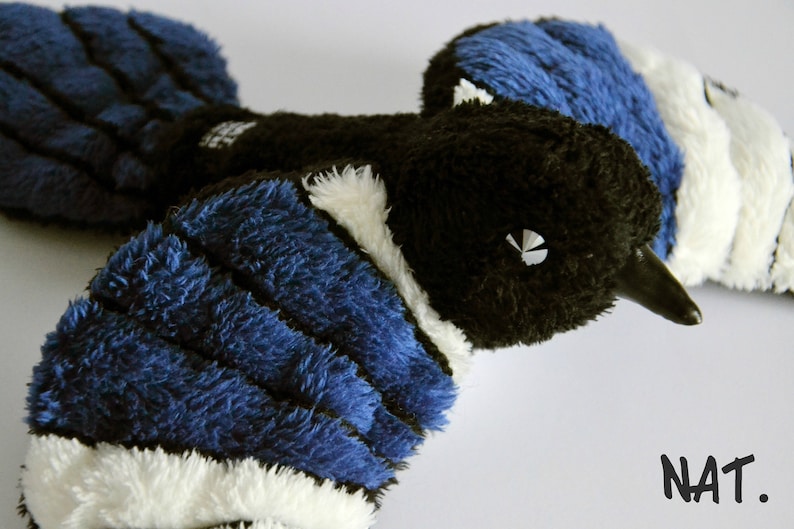 Plush Magpie MAGGIE - Etsy