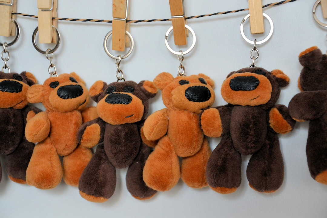Plush Keychain - Bear BRUNO - Etsy