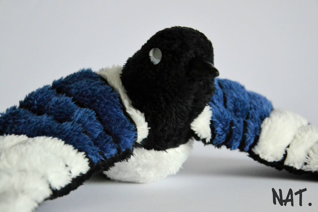 Plush Magpie MAGGIE - Etsy