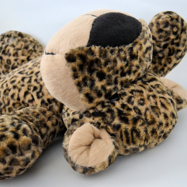 Plush Leopard - Etsy