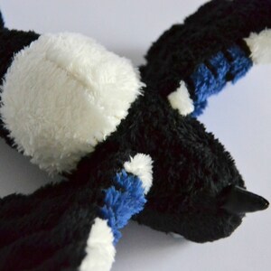Plush Magpie MAGGIE - Etsy