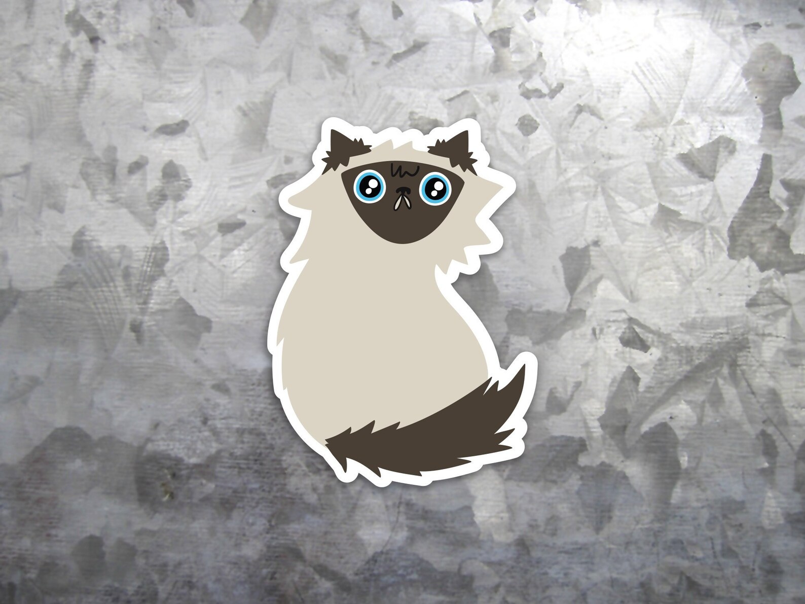 Himalayan Cat Sticker or Magnet Persian Cat Laptop Sticker | Etsy